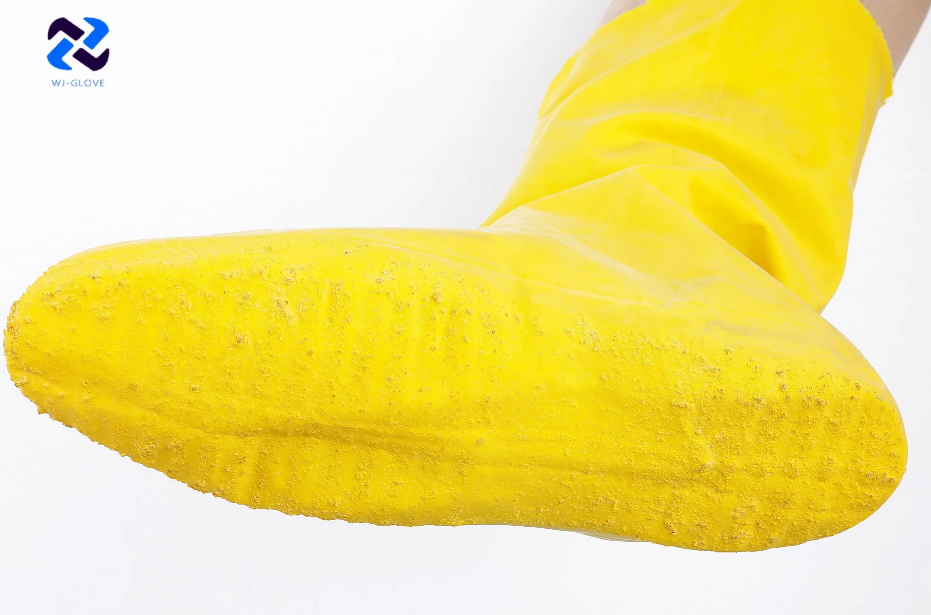 Chemical-Resistant Protective Boots Yellow Heavy-Weight Latex ...