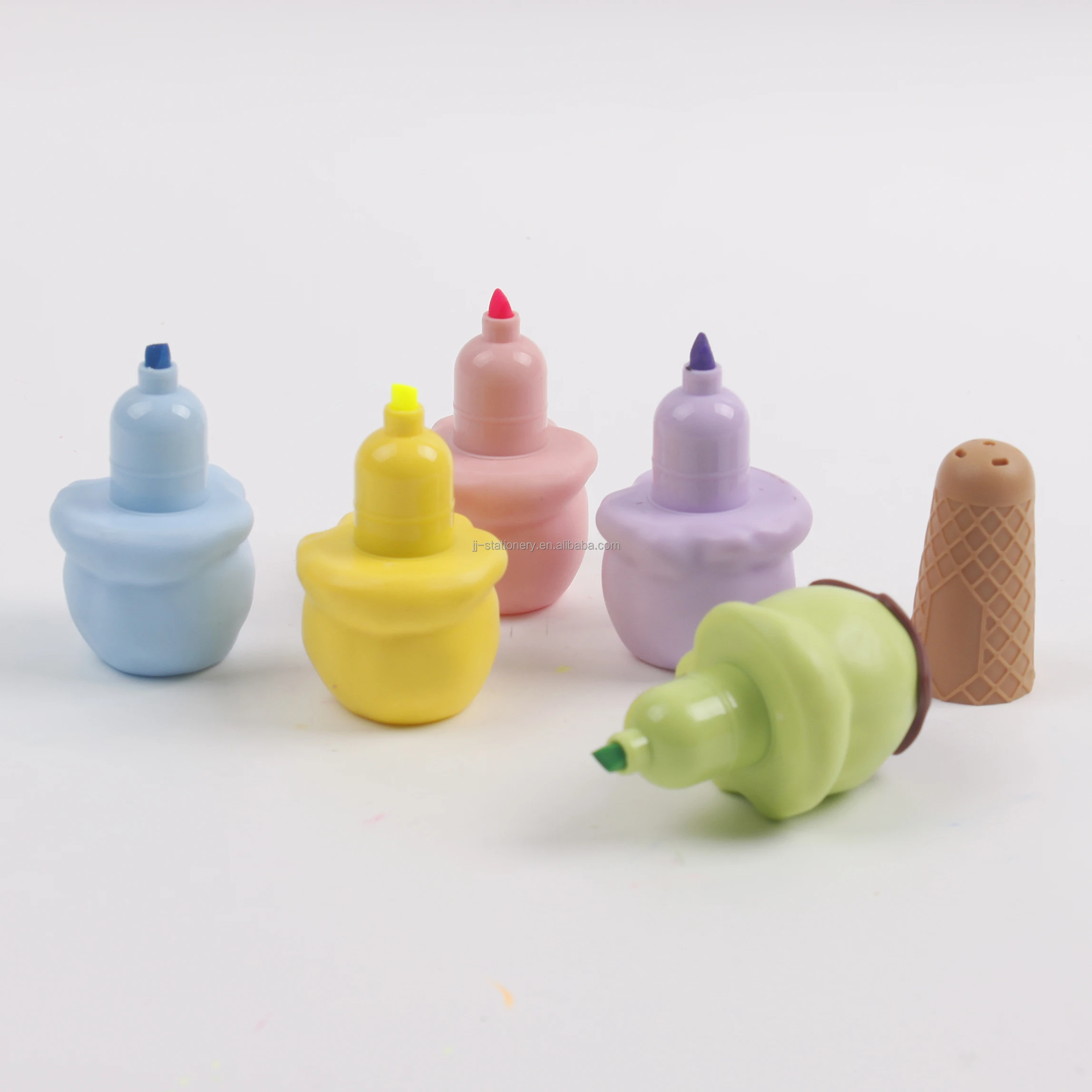 H-tone Stackable Highlighter Cute Animal Shape Cute Mini Highlighter ...