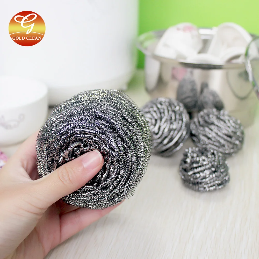 Stainless Steel Wire Wool Pot Scrubber - Sustainable Cleaning