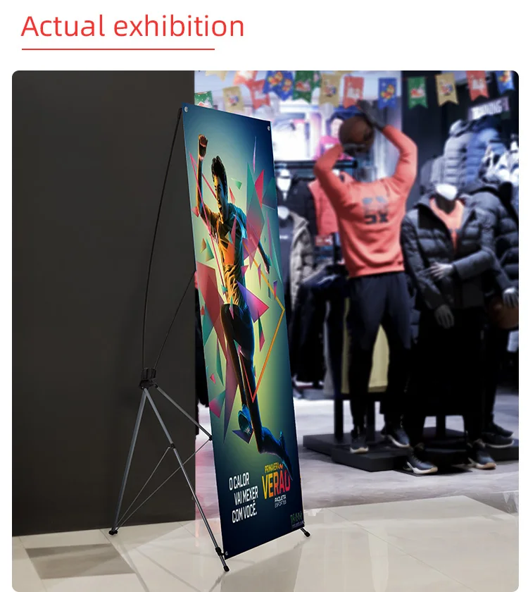 Customized X Stand Display Banner - Aluminum & CMYK Printing