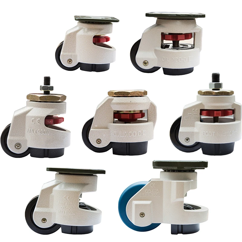 China Foot Master Caster Heavy Duty Screw Adjustable Nylon Casters ...