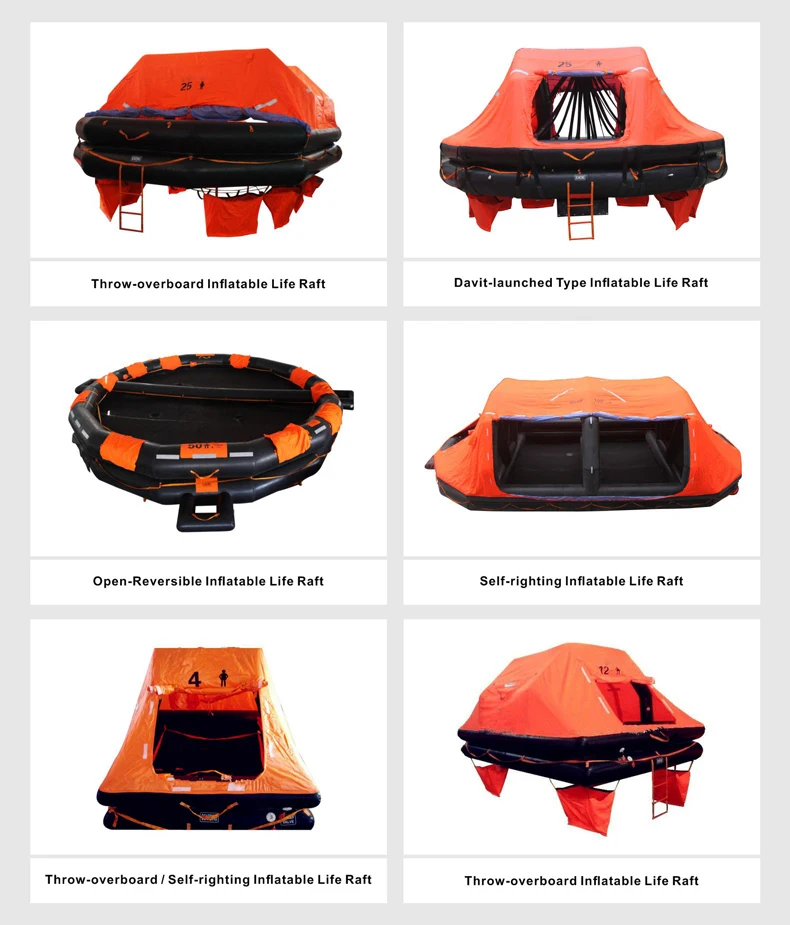 20 Person Life Rafts - SOLAS Certified for Passenger Boats