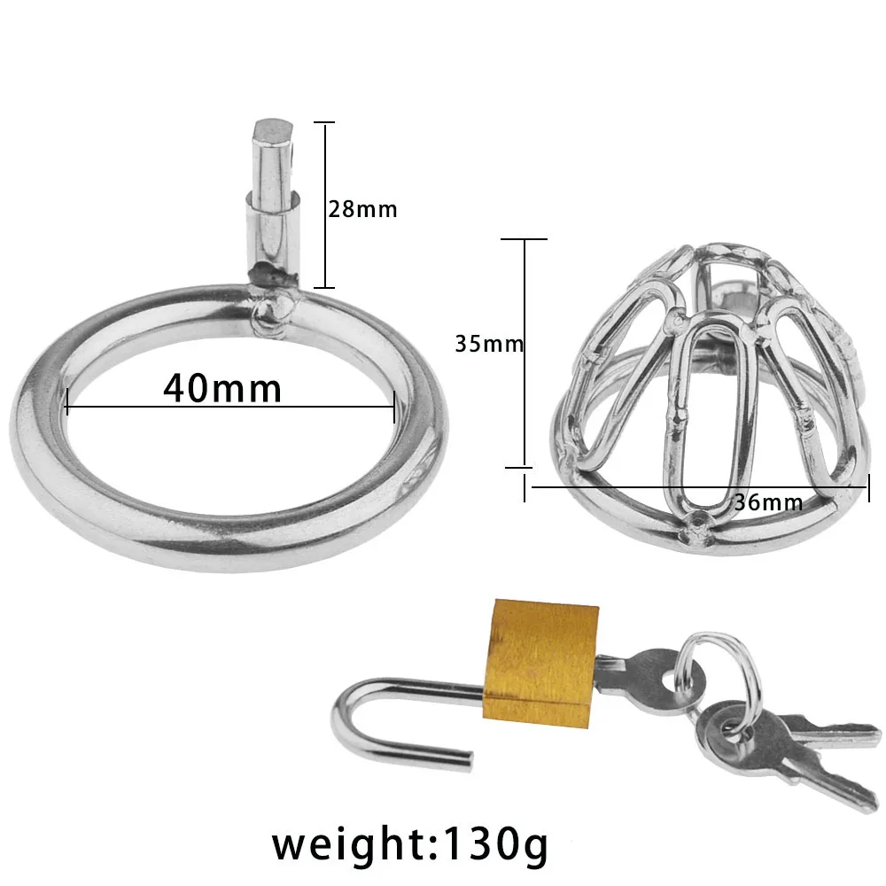 Invisible Locker Cockchastity Cage Robust Metal Device For Male ...