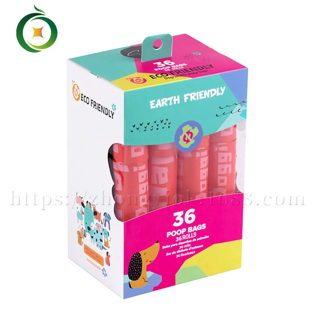 Sustainable Biodegradable Plastic Dog Poop Bag Thickened Vest-Style Flat Poop Bag Strong Odor ...