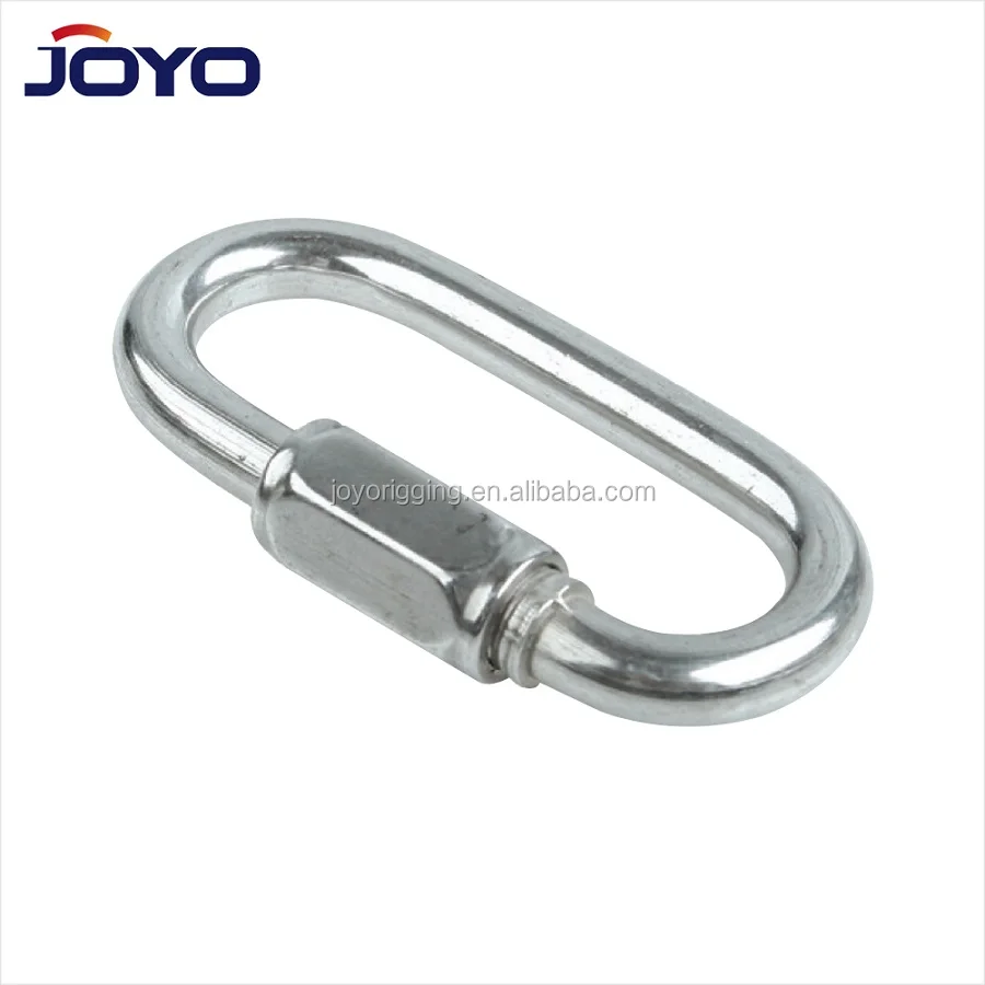 High Quality 3mm 5mm 6mm Rigging Hardware Galvanized Oval Quick Link ...