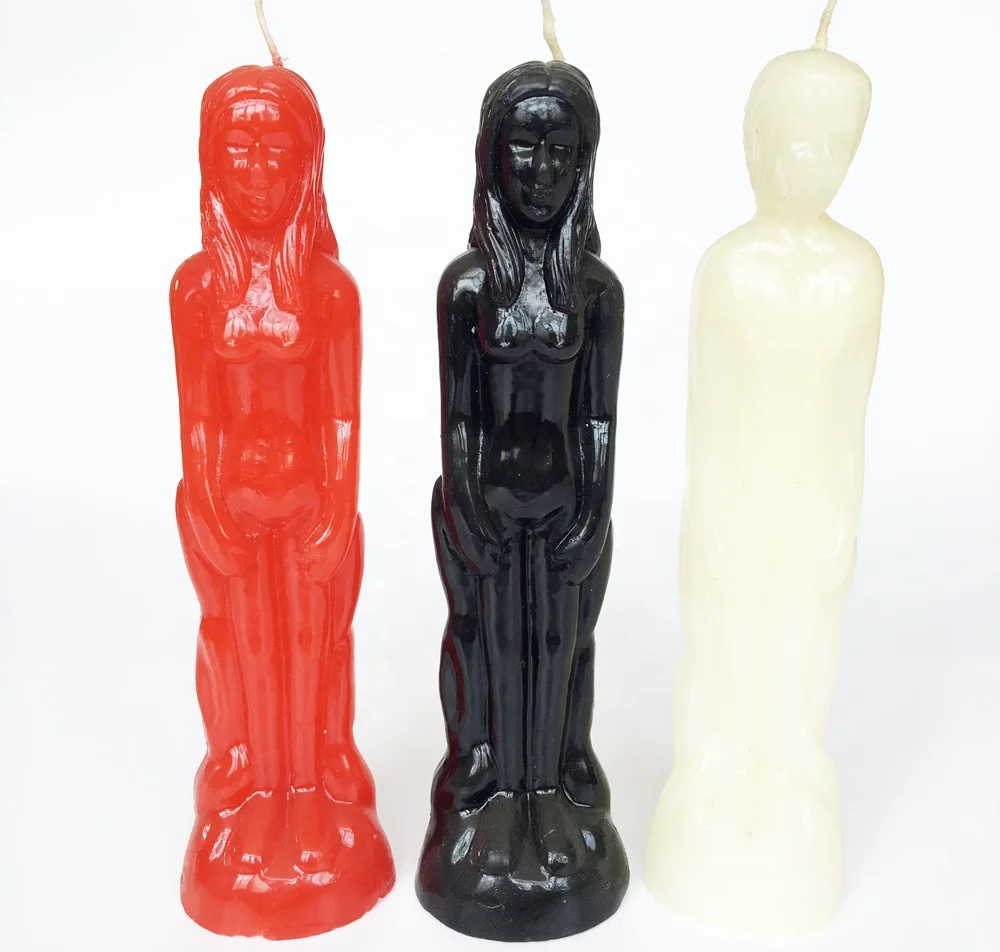 Human Figure Candles - Customizable, Relighting, and Durable