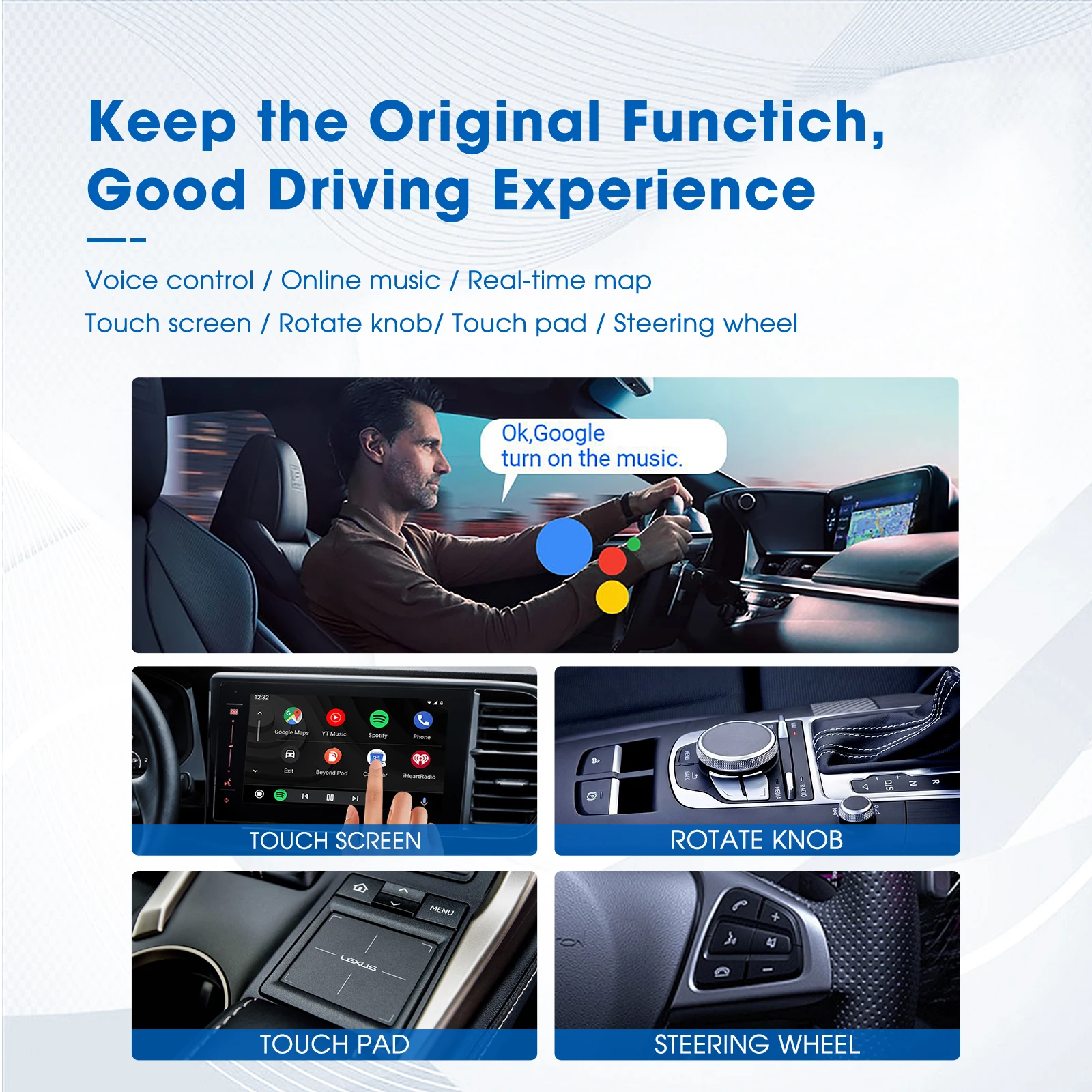 All In One,Plug And Play 5ghz Support Online Upgrade With Wired Carplay ...