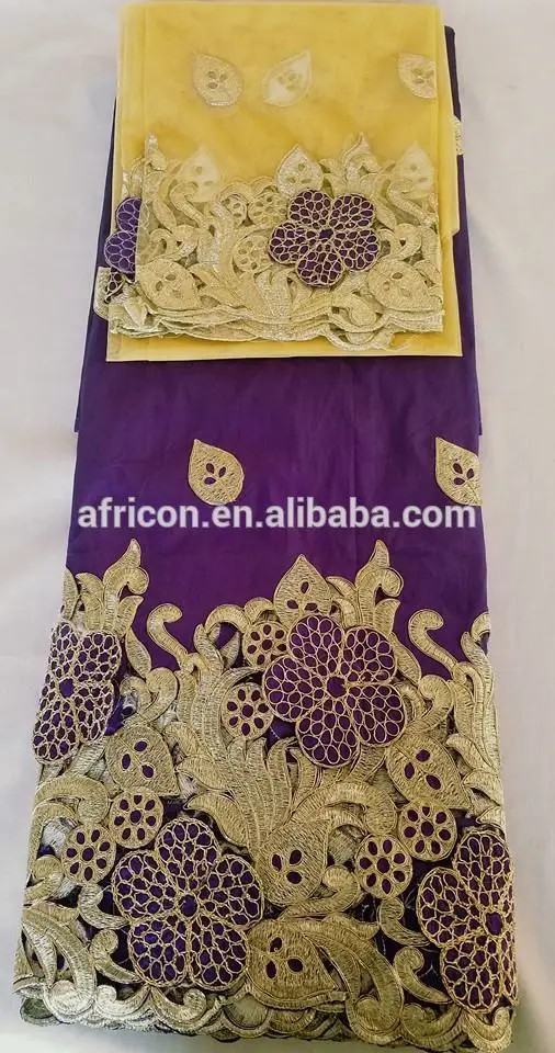 Cord Lace African With George Lace India Silk George Wrappers With ...