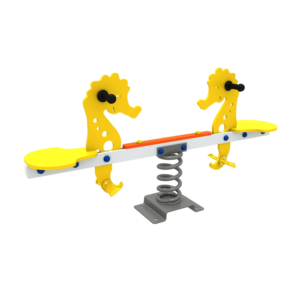 Playground Pe Spring Seesaw Theme Park Equipment Pe Plate Spring Animal ...