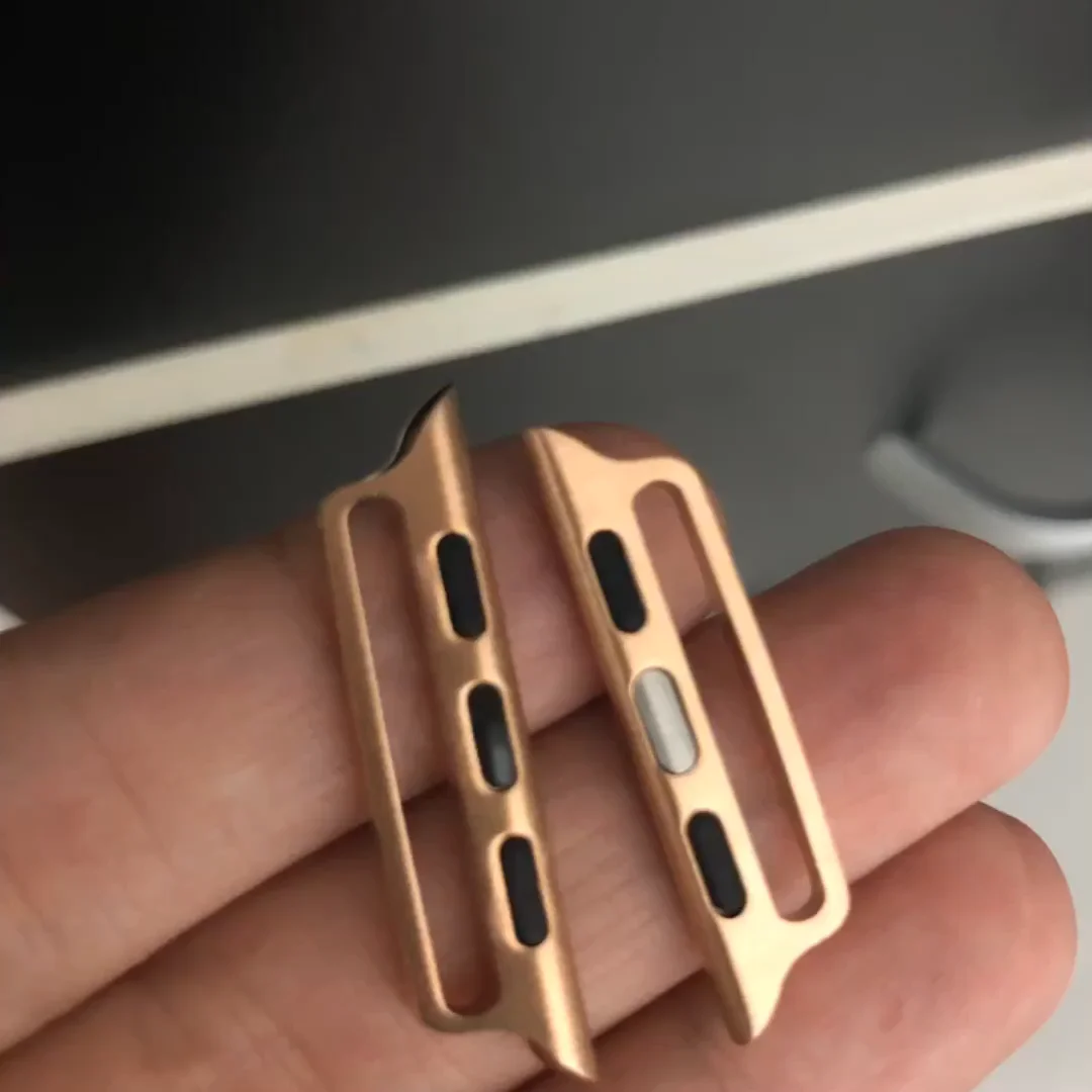 38mm 42mm 40mm 44mm Stainless Steel Adapter For Apple Watch Band ...