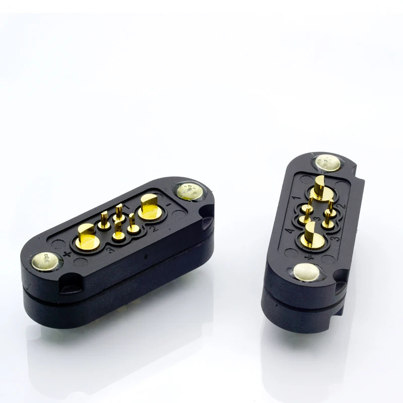 Customized 6 Pin Pogo Pin Magnetic Connectors for Medical
