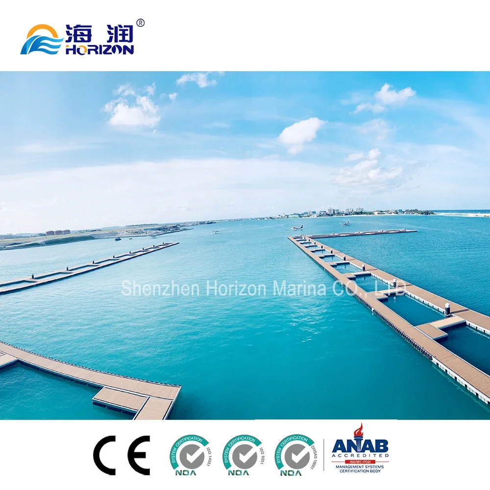 Marine Equipment Aluminum Floating Dock Floating Pontoons For Yachts ...