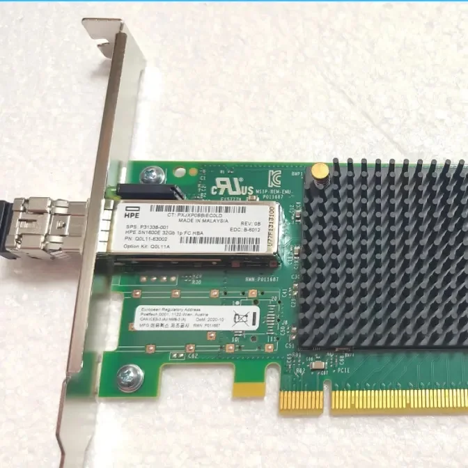 R2e09a原装新hba卡sn1610q 32gb 2端口光纤通道主机总线适配器，用于hpe服务器r2e09a - Buy 32gb 2端口 ...