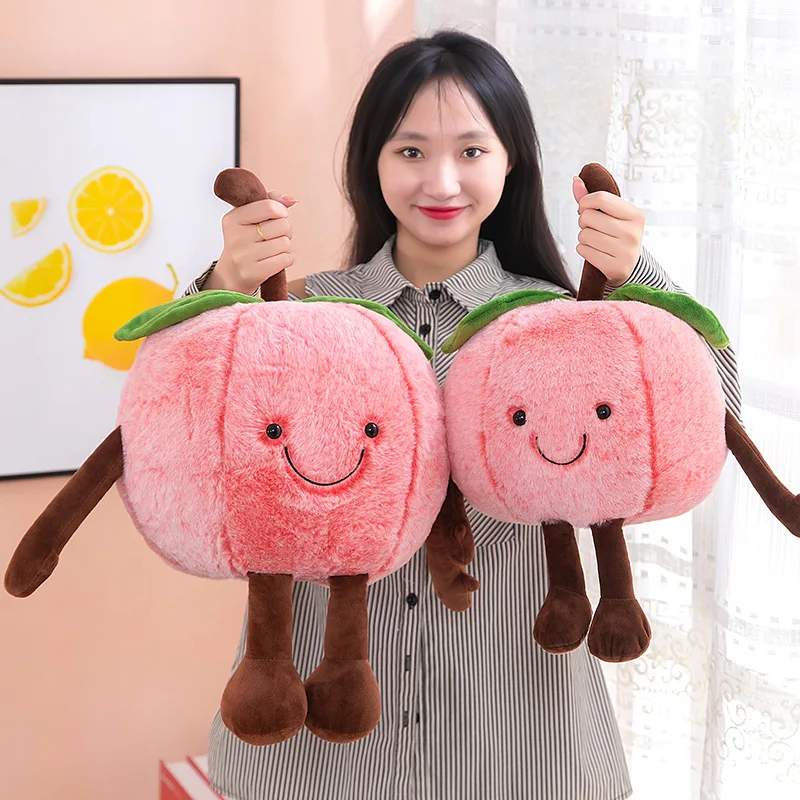 Soft Toys Fruit Watermelon Fruit Plush Pillow Stuffed Plushie Cherry ...