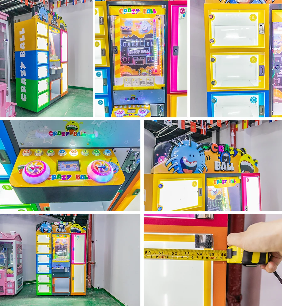 Shopping Mall Coin Operated Arcade Toy Vending Prize Crane Doll Gifts ...