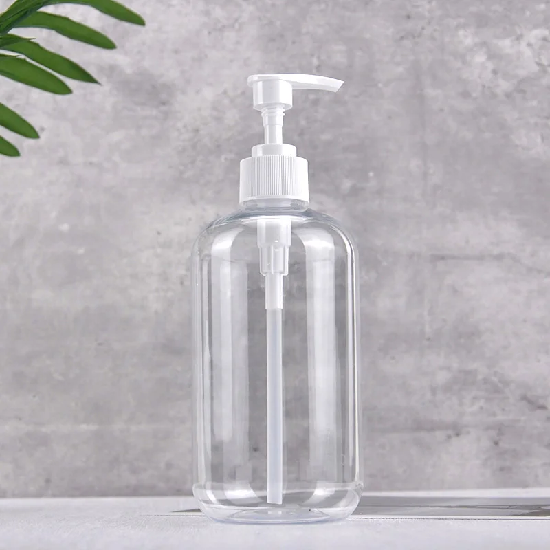 500ml PET Round Dispenser Bottle Plastic Dispensing Bottle Soap Bottle ...