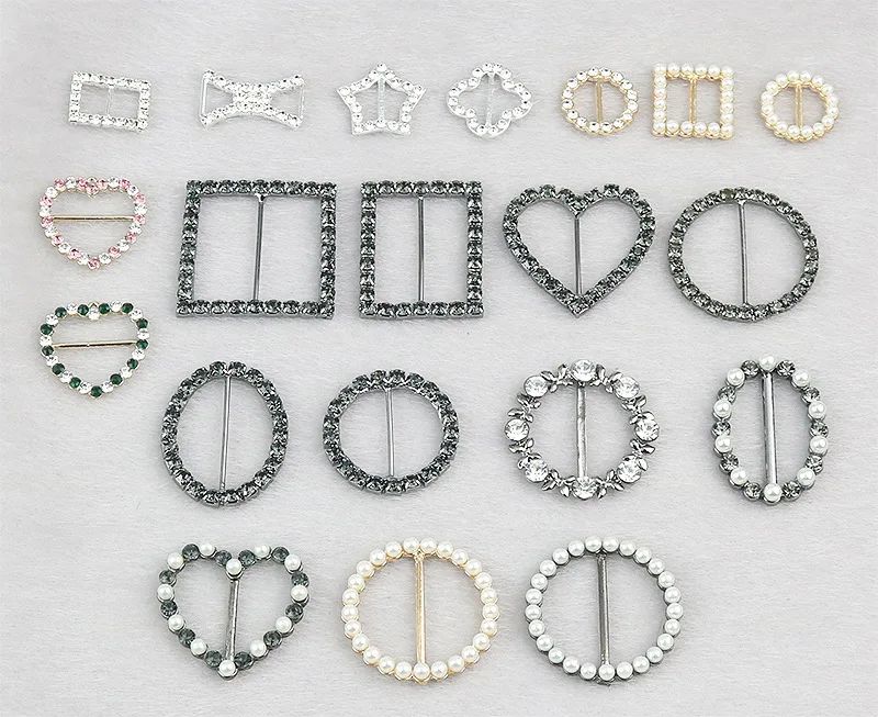 Custom Rhinestone Button For Dresses Fancy Metal Sewing Crystal Button ...