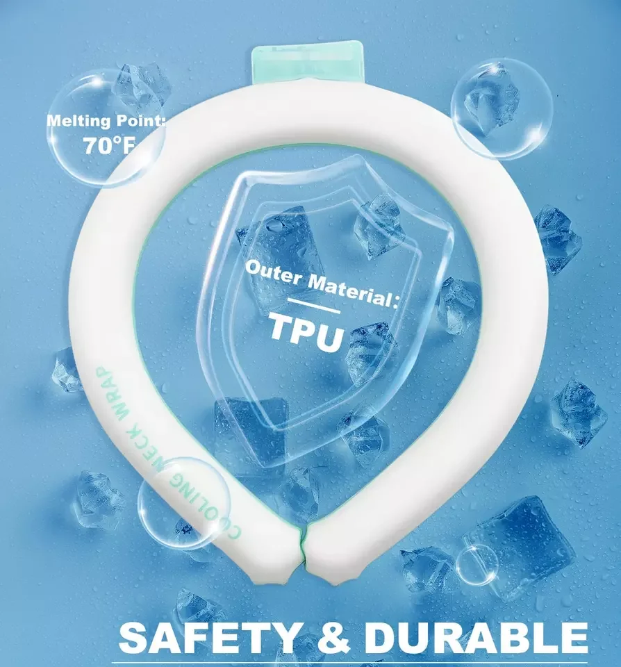 Wearable Cooling Neck Wraps for Summer Heat Use for Neck Hands Free ...