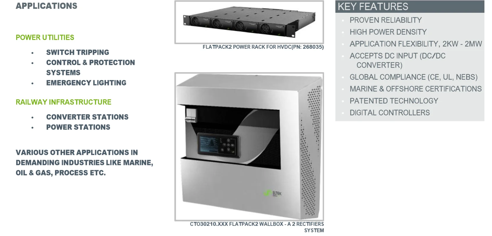 Eltek Flatpack2 110/2000 He 241115.805 220vac To 110vdc Rectifier - Buy Eltek Flatpack2 110/2000 ...
