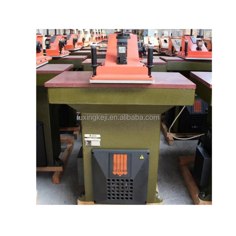 Used Atoms Se15 15ton Leather Cutting Machine Hydraulic Punching ...