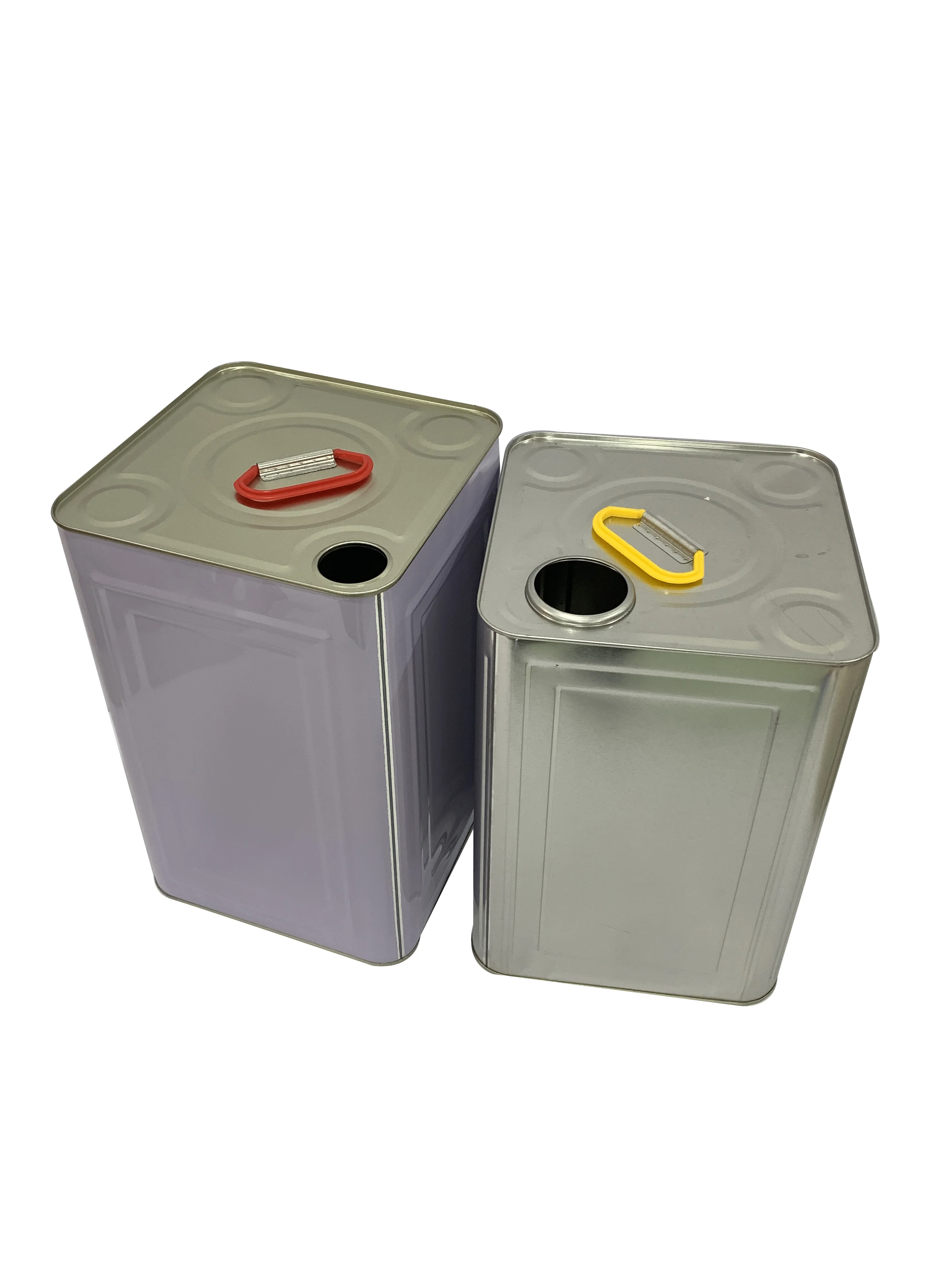 Large Inventory 18l Rectangular Metal Tin Cans With Handles For Paint ...