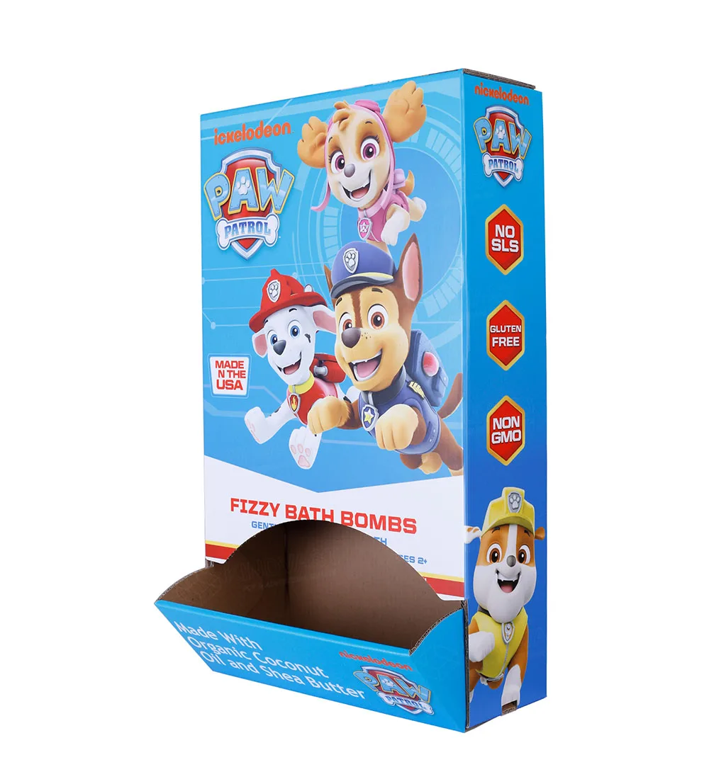 Custom Logo Gravity Feed Paper Display Box For Pet Foods Advertising ...