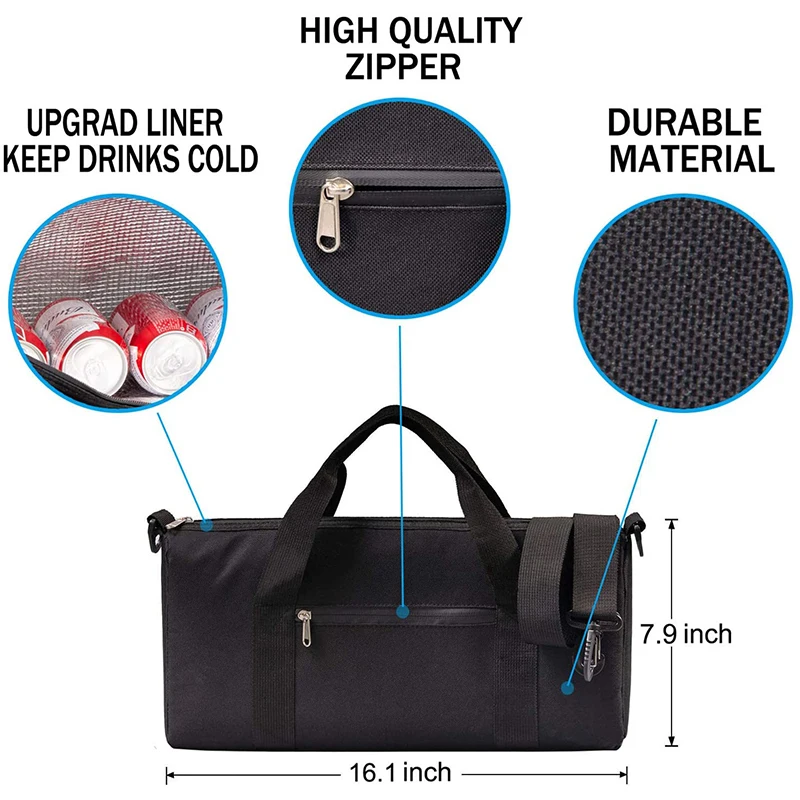 Beer Sleeve For Golf Bag Cooler Sleeve Leakproof Beer Sling For Cans ...
