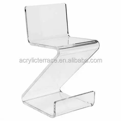 Clear Acrylic Lucite Z Shape Bar Stool - Buy Perspex Acrylic Z Bar ...