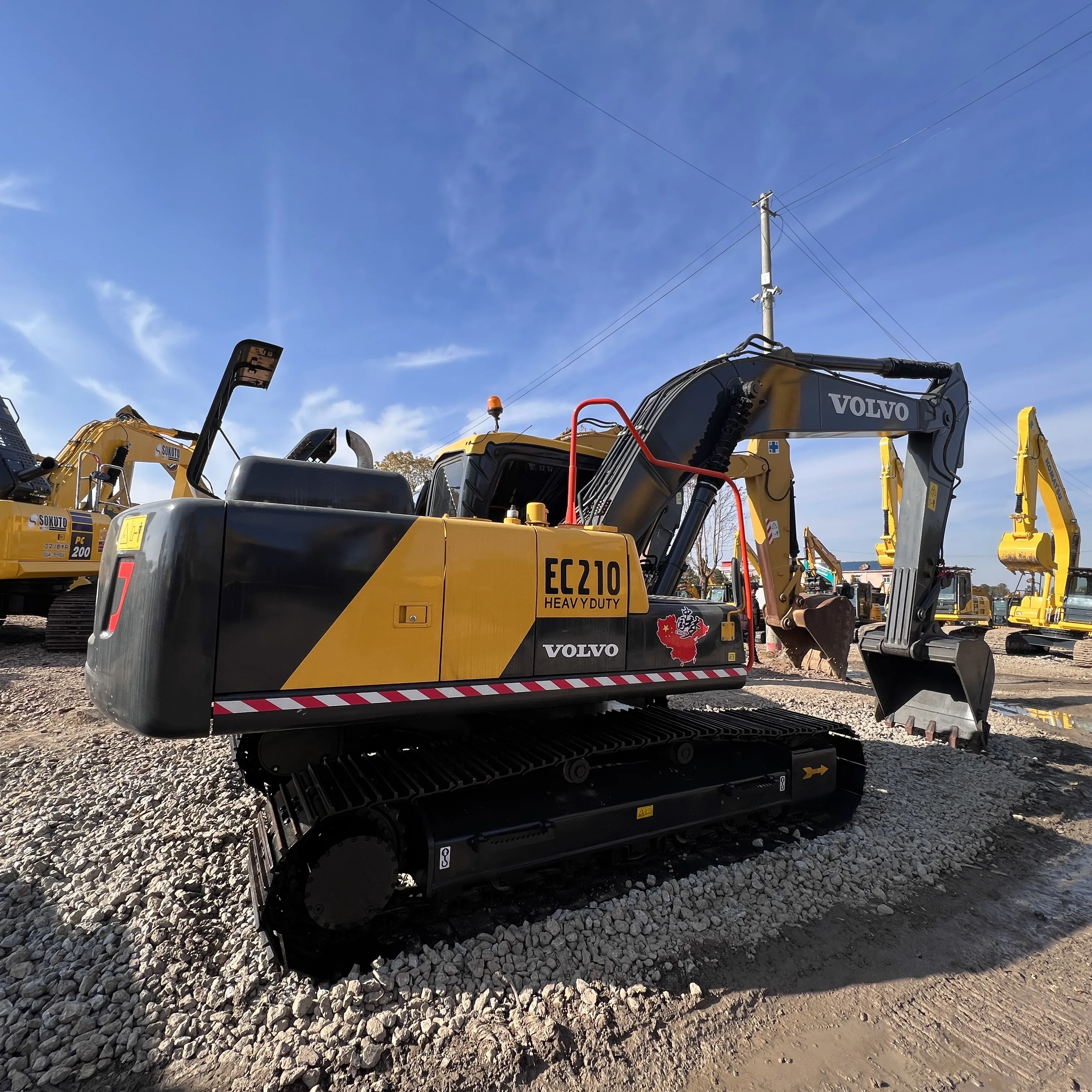 Used Volvo Ec210 Ec210dl Ec210d Ec210b Ec210blc Crawler Excavators With ...