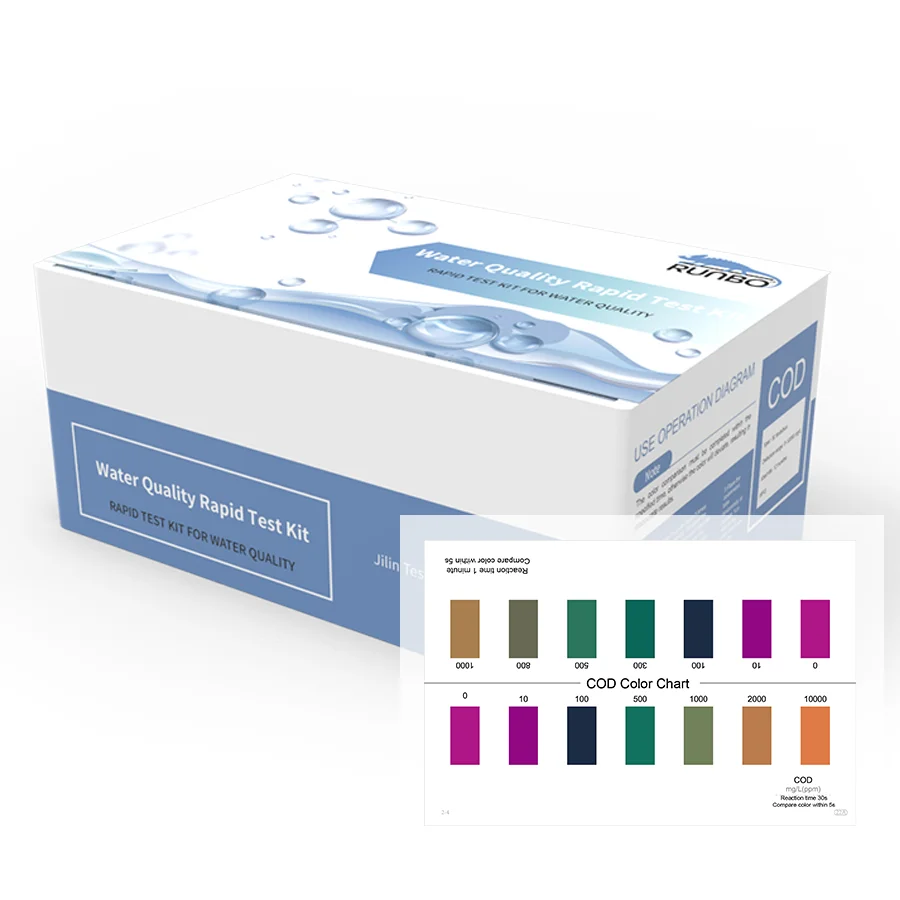 COD Quick Test Kits - High Range 0-10000mg/l for Wastewater
