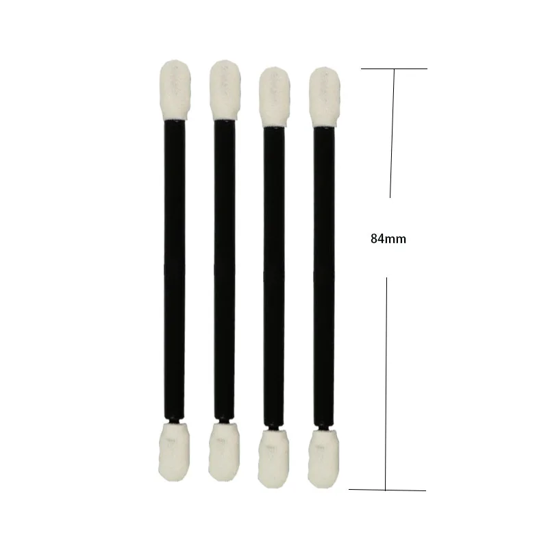 84mm Double Ended Cleanroom Swabs Dual-clean Two Sides Round Foam Tip ...