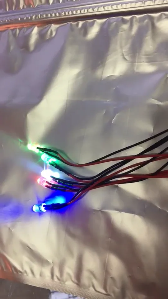 5mm 3mm 10mm 8mm Diode Resistor Led Lamp Light Emitting Leds Pre Wired ...