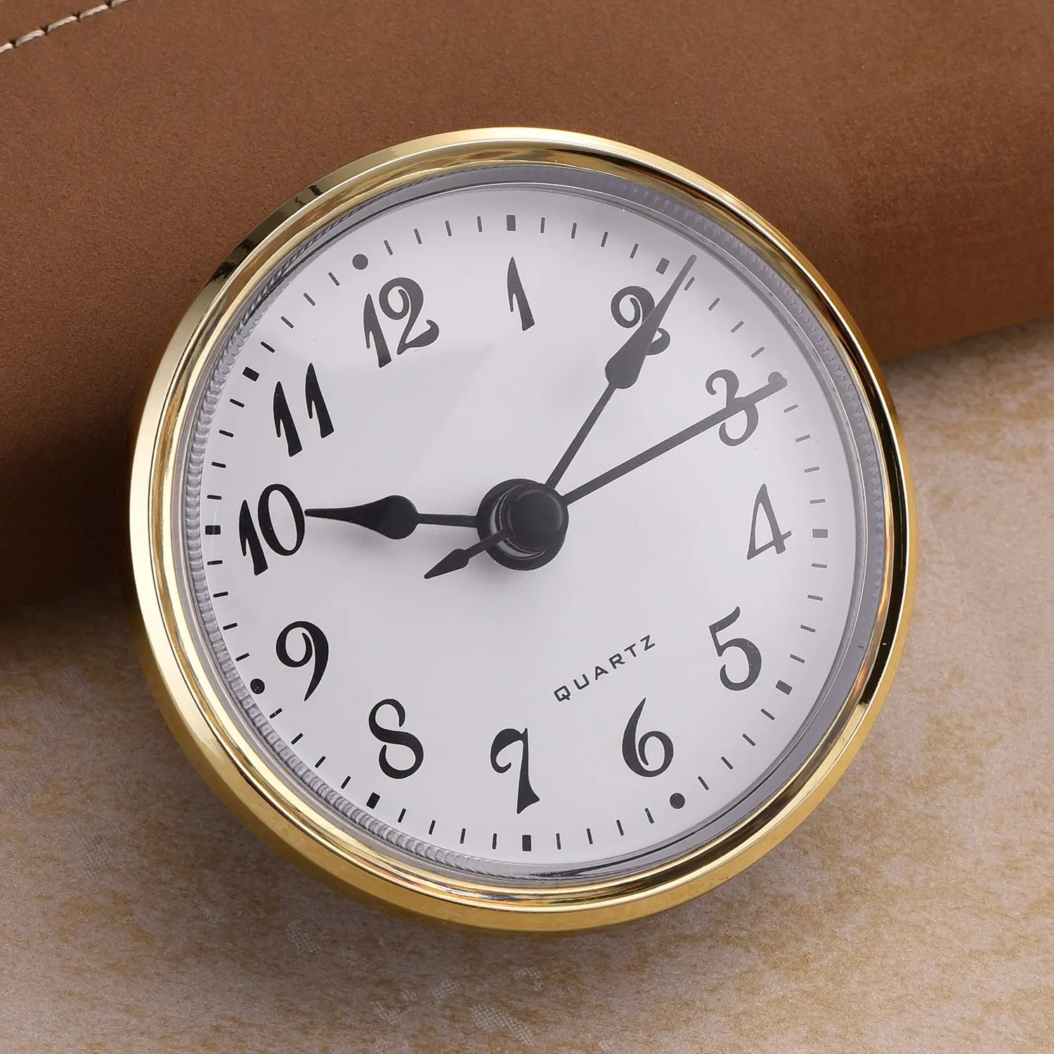 70mm Clock Inserts - Quartz Movement, Roman or Arabic Dial, Gold/Silver ...