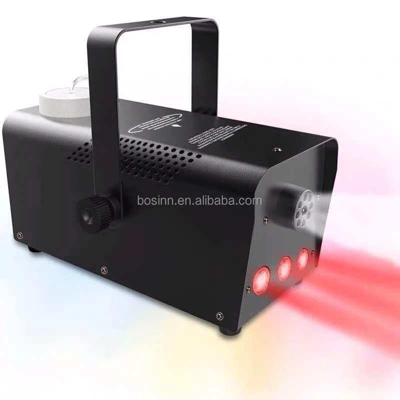 Mini Smoke Machine with Remote Control - 400W LED Light