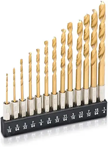 Din338 Titanium Coated Sechs Kant Bohrer Hex Shank Twist Drill Bit ...