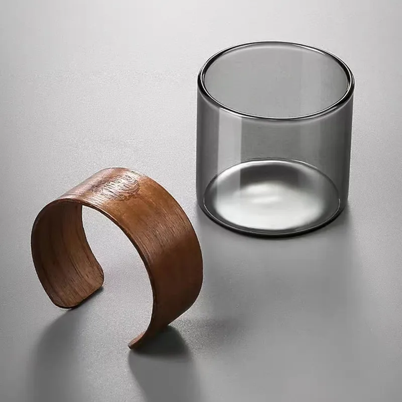 Modern Design Glass Tea Cup for Men High-End Anti-Scalding Tea Cup Set ...