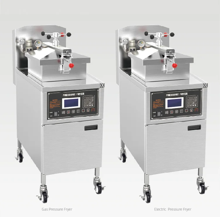 High Productivity Gas Pressure Fryer for Fast Food Restaurants