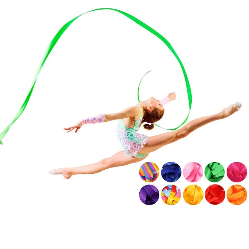 Wholesale Professional Colorful Rhythmic Gymnastics Ribbon Dance ...