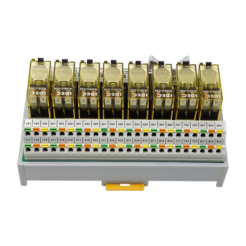 8 Channel 8a 250vac/24vdc Direct Insertion Relay Module . - Buy Direct ...