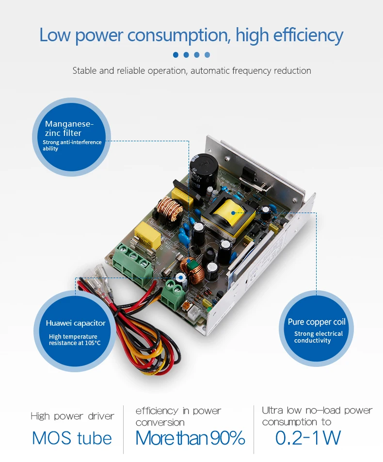 Scp-50-12 50w 12v 4a Power Supply Ac To Dc 13.6v Power Supply With ...