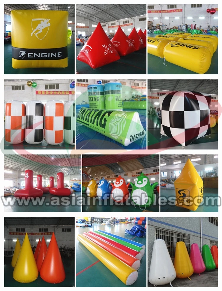 Pvc Cone Shape Inflatable Swimming Buoys For Water Triathlons ...
