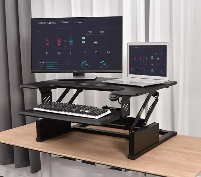 Meja Komputer Lipat Ergonomis,Meja Duduk Berdiri Berdiri,Perabot Kantor ...