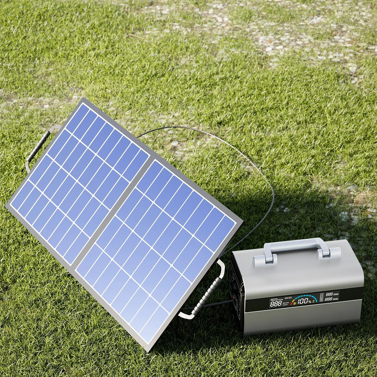 Portable Industrial Energy Power Station Lithium Ion Battery Solar ...