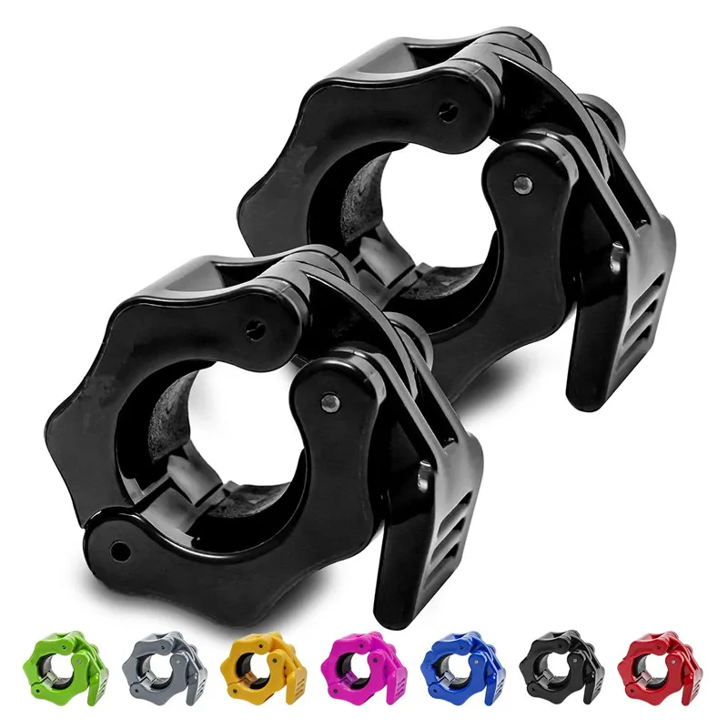 25mm/ 50mm Barbell Clamps Quick Release Weight Bar Plate Locks Clips ...