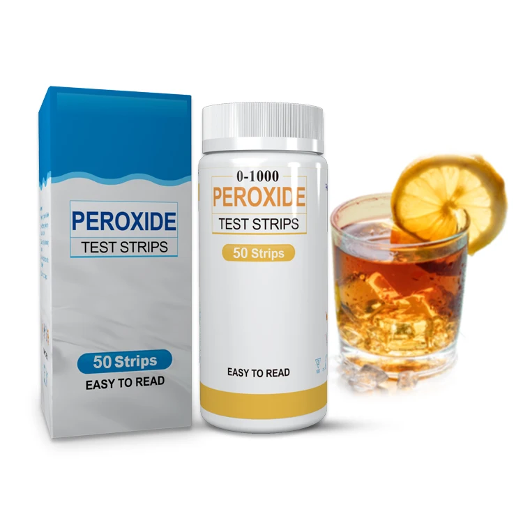 Hydrogen Peroxide Test Paper H2o2 Test Strips Water Quality Hydrogen ...