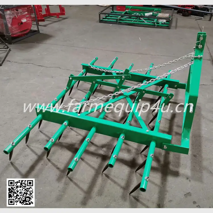 Tractor Three Point Spike Tooth Harrow - Efficient Land Leveling