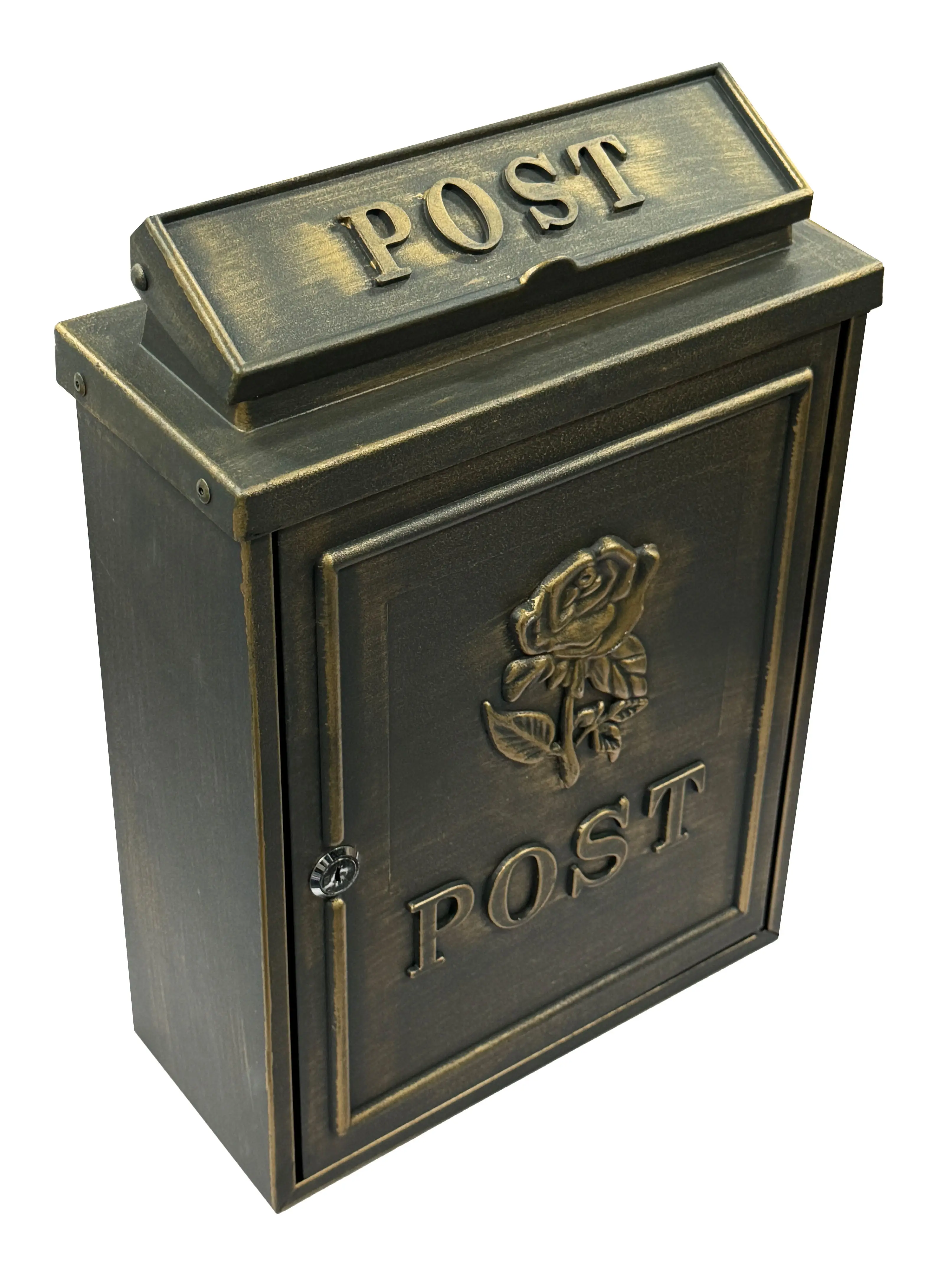 Wall-mounted Mailbox Can Be Locked Postal Delivery Mailbox Parcel Retro ...