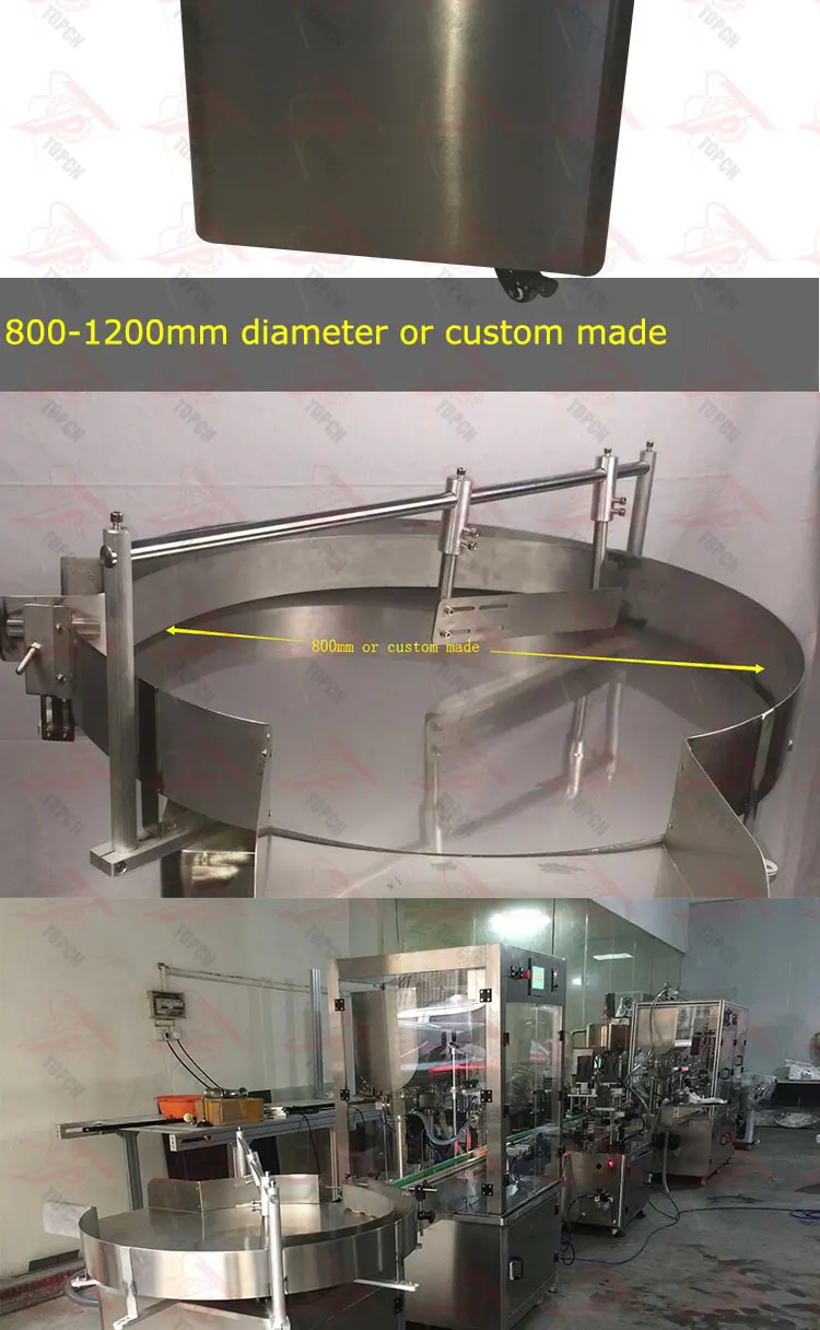 Factory Price Rotary Bottle Accumulation Collecting Sorting Table ...