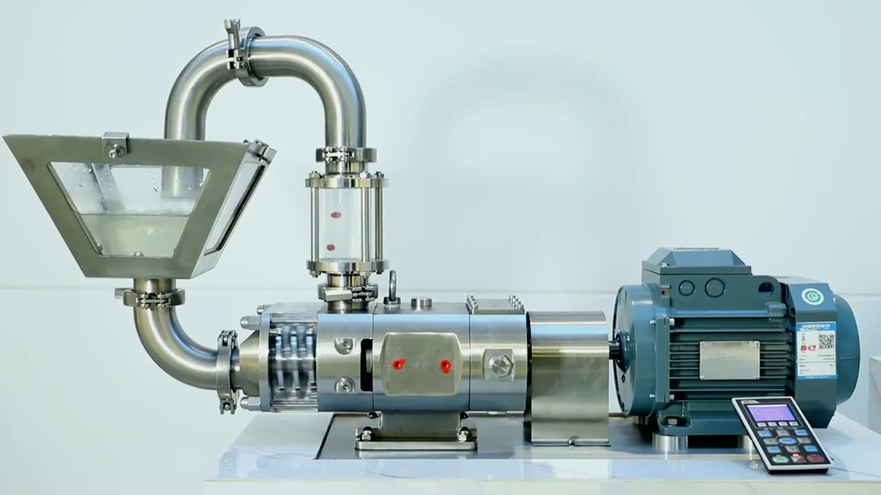 Donjoy Transporting Large Solid Large Granule Pump Twin Screw Pump ...