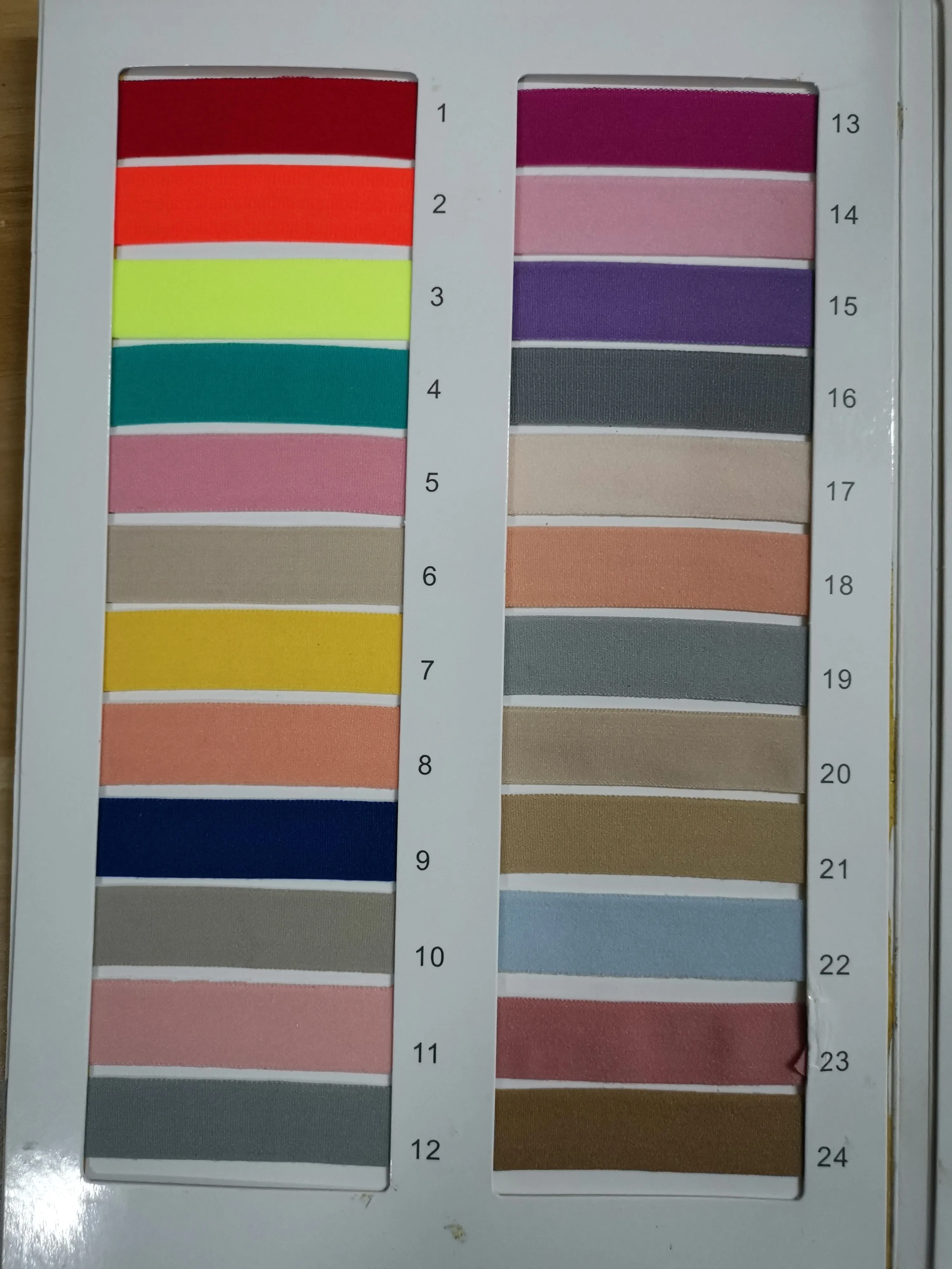 15mm-20mm Fold Over Elastic Binding Tape Bias Edgin Stretch Elastic ...